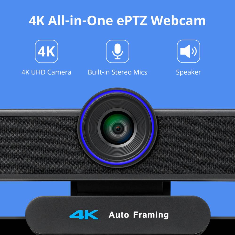Rent High-Quality 4K EPTZ Conference Webcam for Video Calls Bangalore
